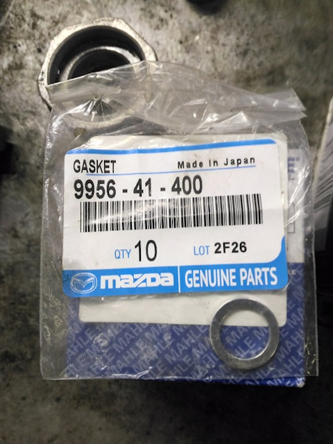 995641400 Шайба сливной пробки MAZDA | Запчасти на DRIVE2