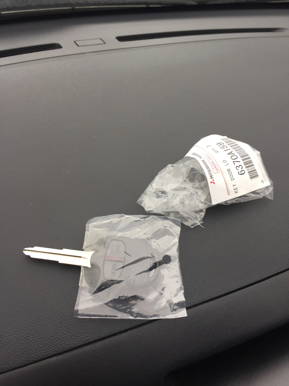 6370A159 Заготовка ключа Mitsubishi | Запчасти на DRIVE2