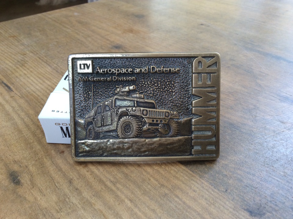 Пряжка на ремень 1986. — Hummer H3, 3,7 л, 2008 года | аксессуары | DRIVE2