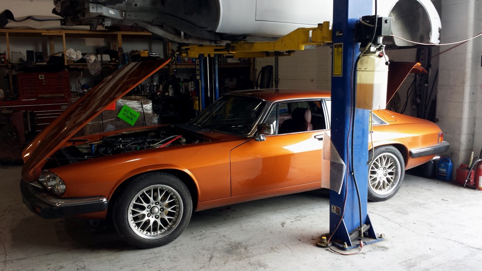 Финальный внешний вид. — Jaguar XJ-S HE, 5,3 л, 1982 года | колёсные ...