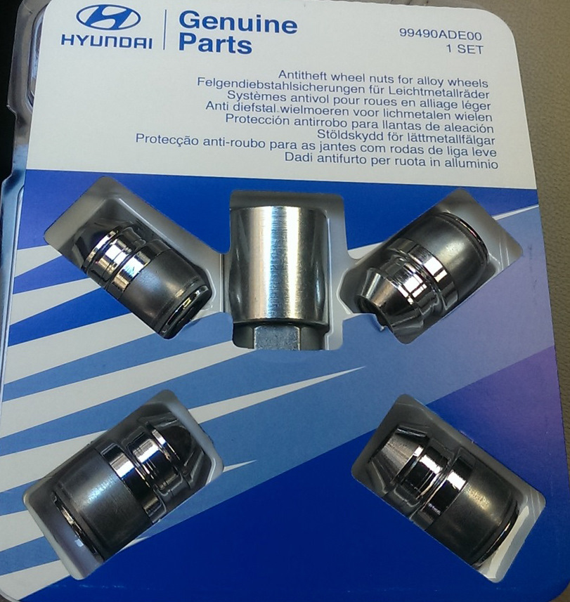 Комплект секретных болтов Hyundai / Kia 99490-ADE00 на Hyundai Solaris ...