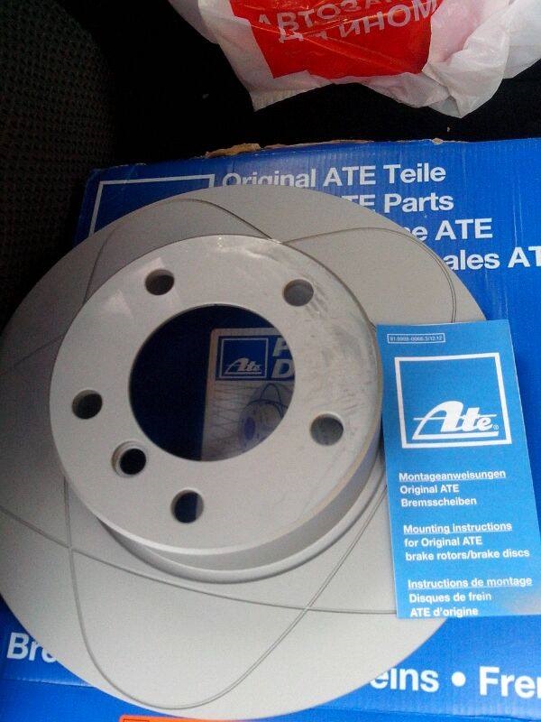 ATE Power Disc — BMW 5 series (E39), 2,5 л., 2003 года | расходники ...