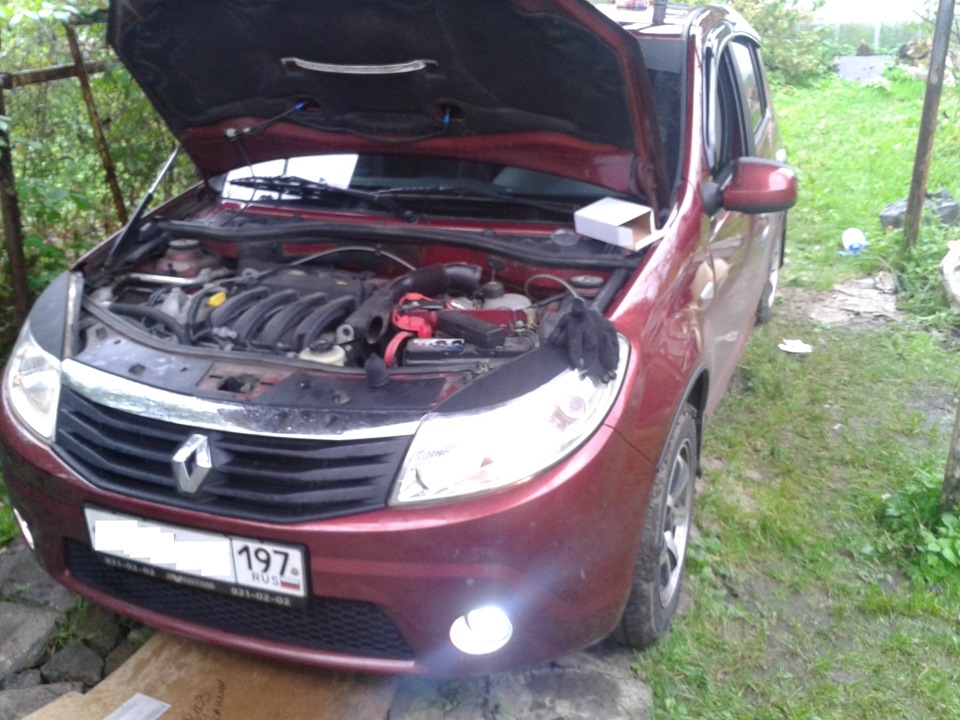 Мы в строю после ремонта! — Renault Sandero 1G, 1,6 л, 2012 года | кузовной ремонт | DRIVE2