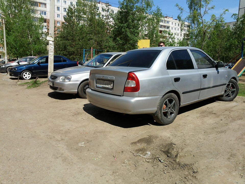 Сеточка) — Hyundai Accent (2G), 1,5 л, 2007 года | расходники | DRIVE2