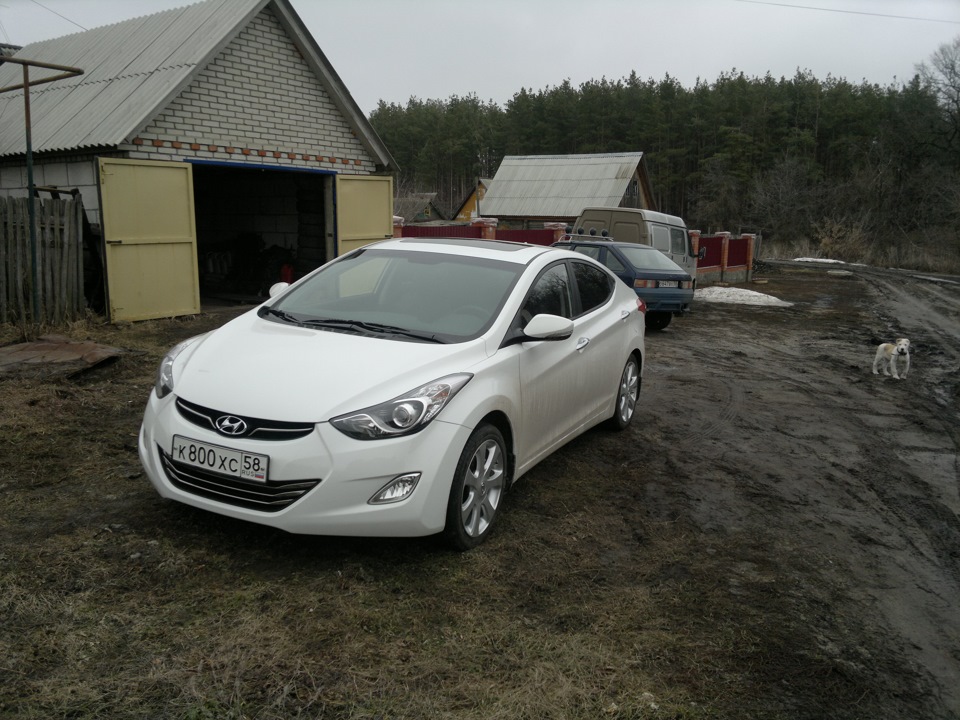 Летние кроссы — Hyundai Avante (5G), 1,6 л, 2012 года | шины | DRIVE2