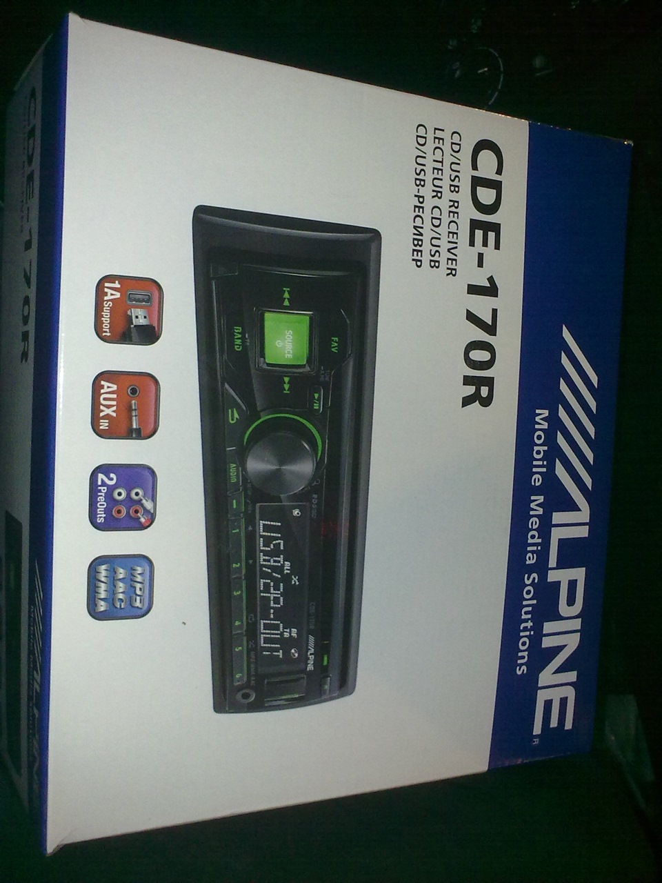 Alpine CDE-170R — ГАЗ 31105, 2,3 л, 2005 года | автозвук | DRIVE2