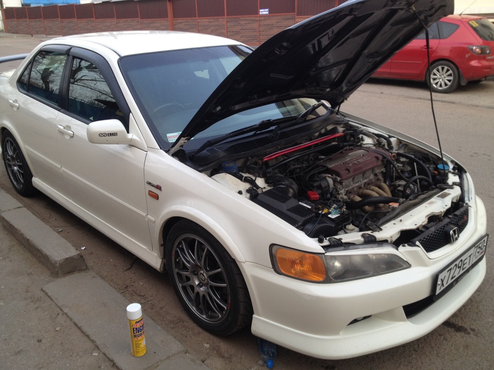 Переобул Аккорда наконец-то! — Honda Accord Euro R (CL1), 2,2 л, 2001 ...