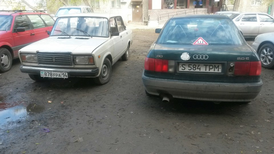 Ништяк из ниоткуда — Audi 80 B4 2 л 1992 года просто так Drive2