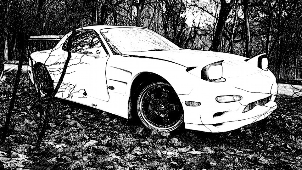 Fan Art — Mazda RX-7 (FD), 1,3 л, 1996 года | прикол | DRIVE2