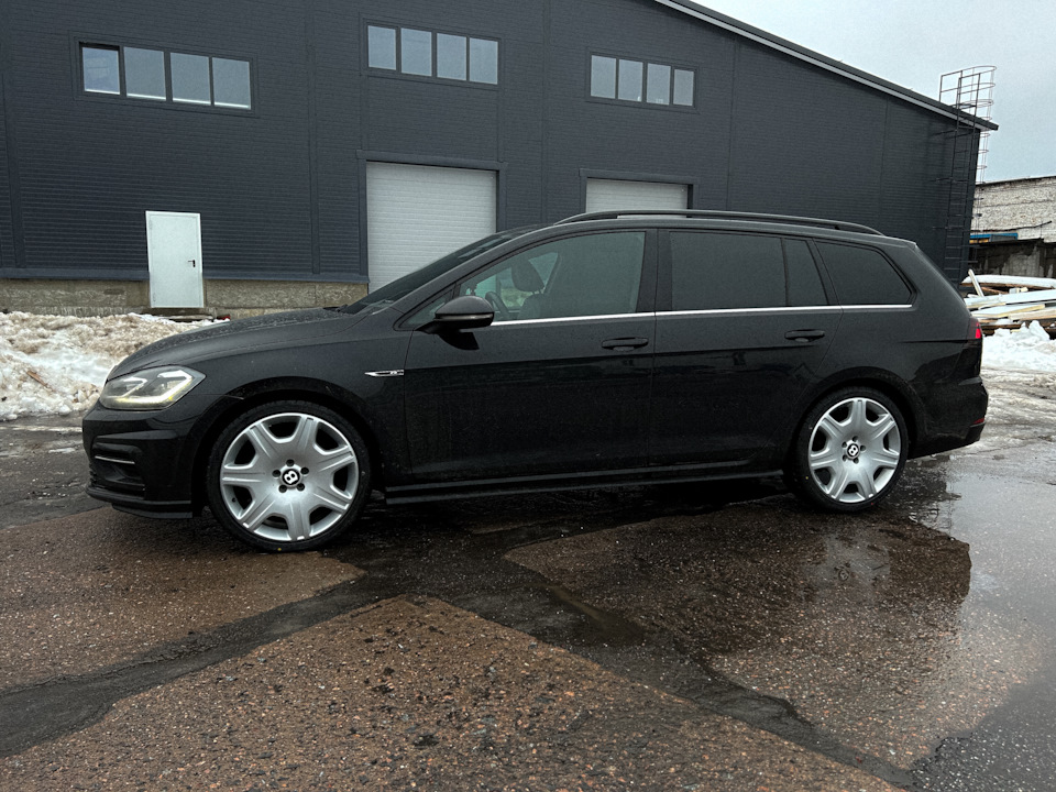 Примерка летних R19 — Volkswagen Golf Variant (Mk7), 2 л, 2019 года ...