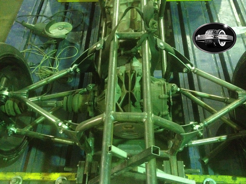 Решили изменить заднюю подвеску немного… — Дорожный ATV с V8 от КОЛЁС ...