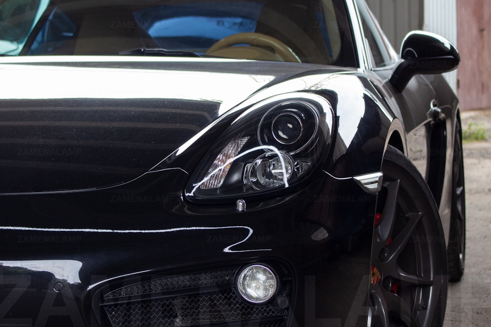PORSCHE CAYMAN S оклейка фар пленкой SunTek. — ZAMENALAMP на DRIVE2
