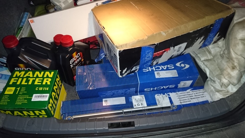 Маленькое ТО с заменой масла, всех фильтров, амортизаторов, саленблоков ...