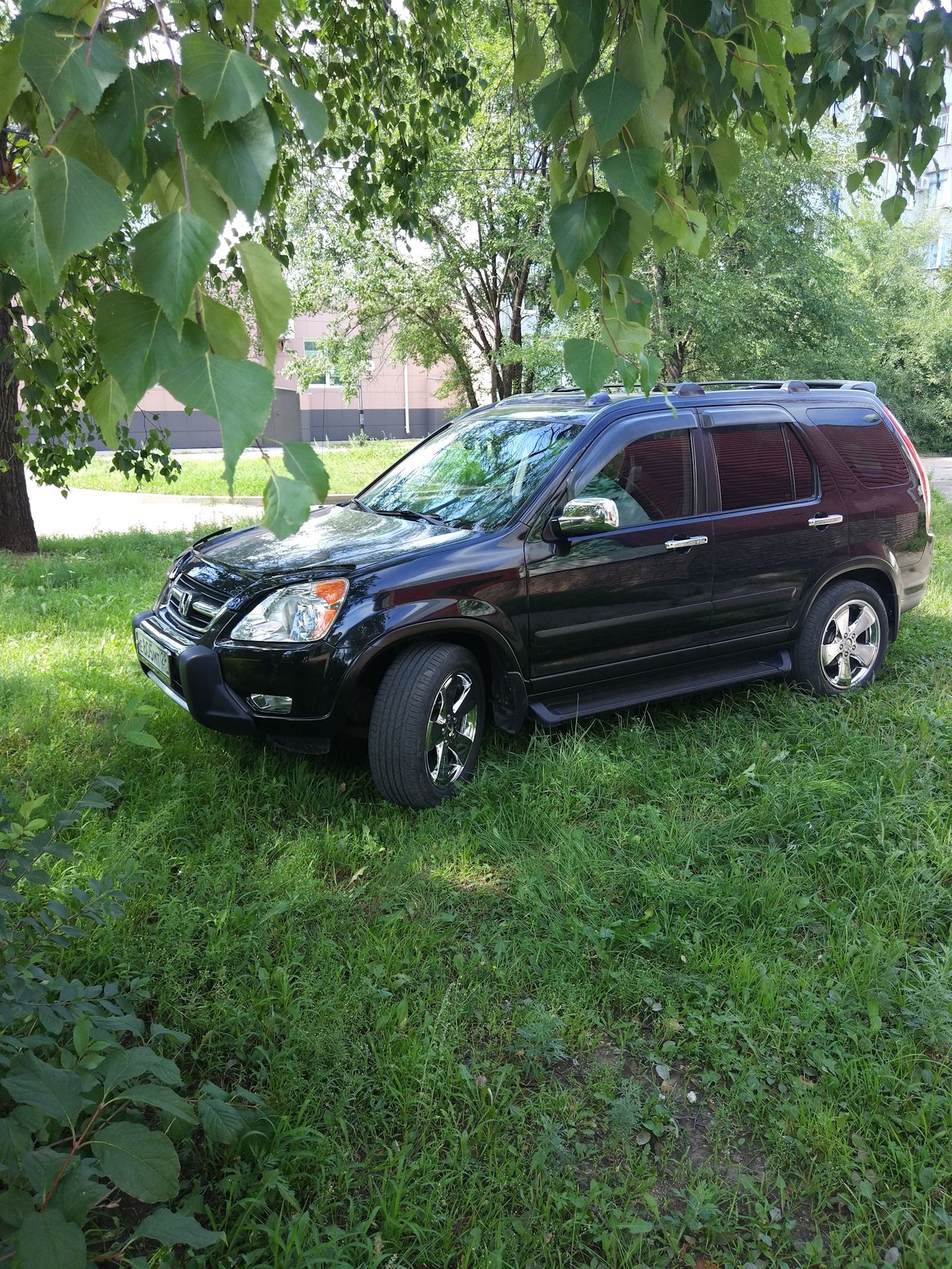 просто фото возле работы)) — Honda CR-V (RD4/RD5/RD6/RD7), 2,4 л, 2002 года | фотография | DRIVE2