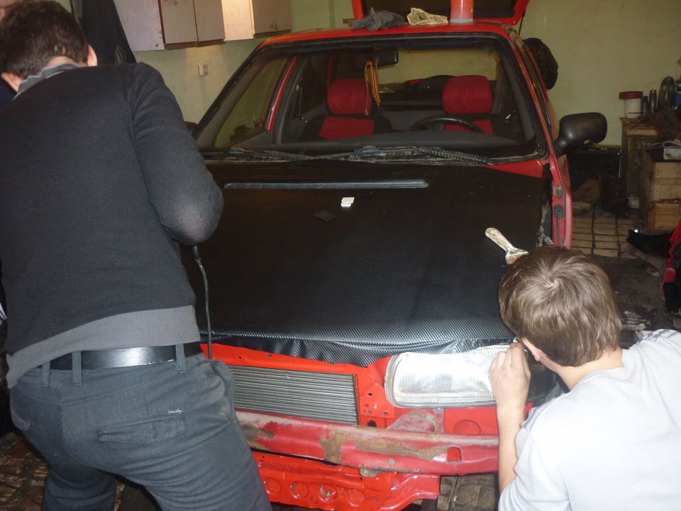 Обклейка Карбона — Skoda Felicia, 1,3 л, 1996 года | тюнинг | DRIVE2