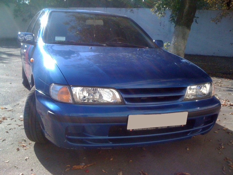 Решетка и спойлер — Nissan Almera I (N15), 1,4 л, 1999 года | тюнинг ...