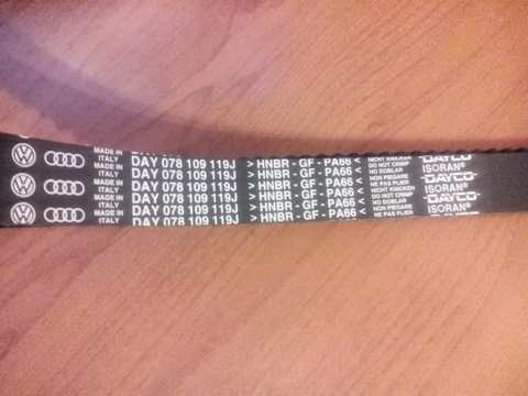 078109119J Ремень зубчатый VAG | Запчасти на DRIVE2