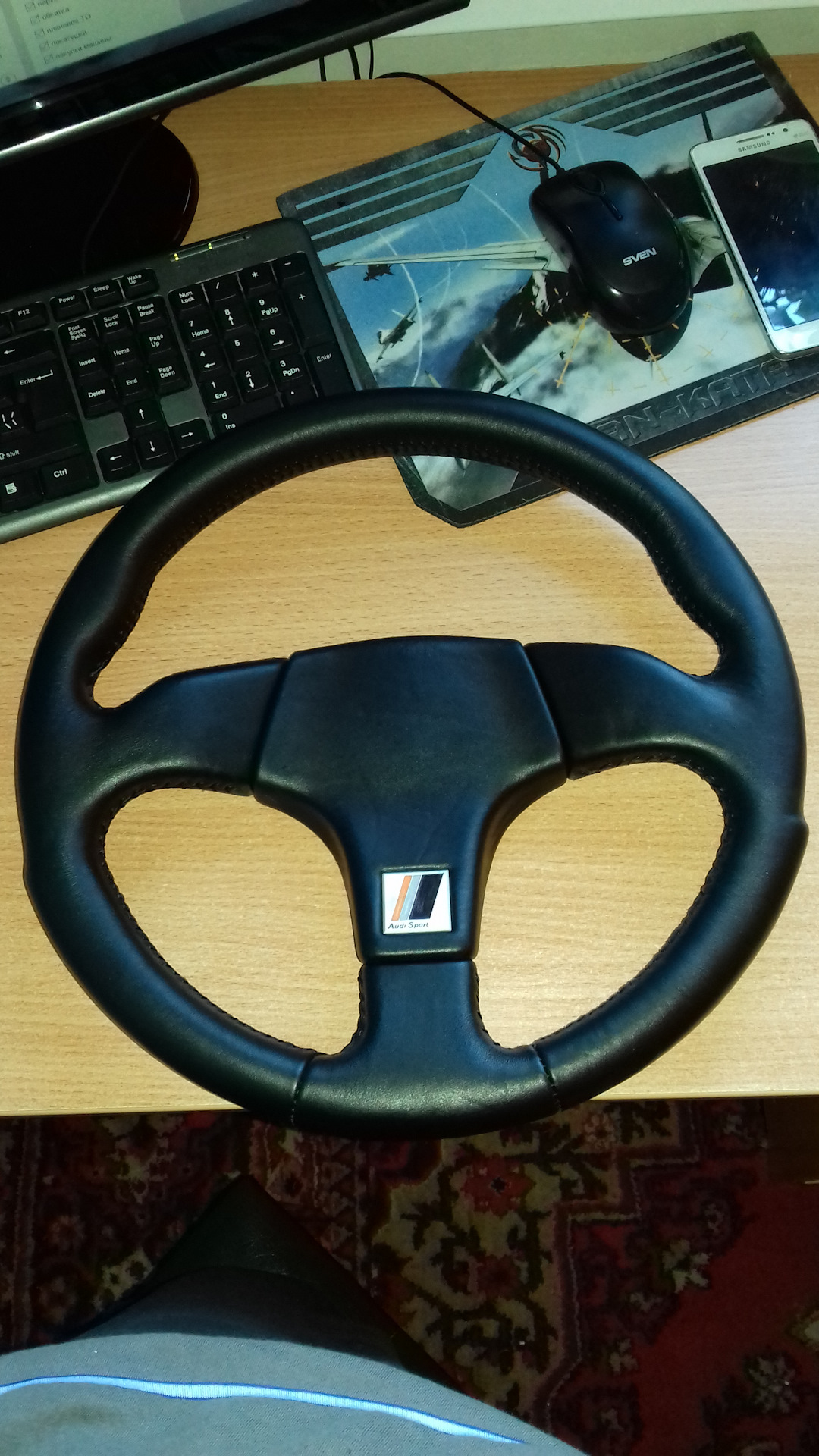 Старый Новый руль — Audi 80 B4 1 9 л 1993 года фотография Drive2