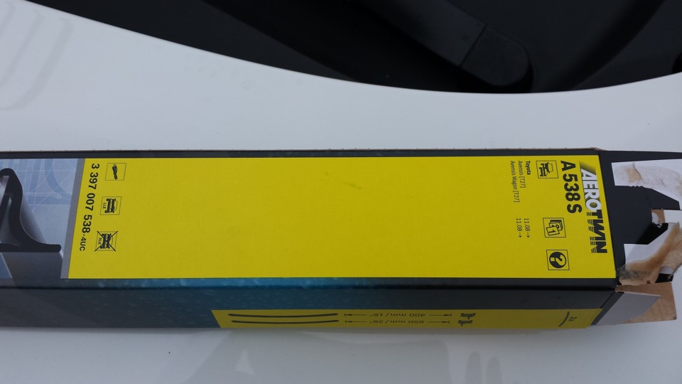 щетка стеклоочистителя — Toyota Avensis III, 2,2 л, 2012 года ...