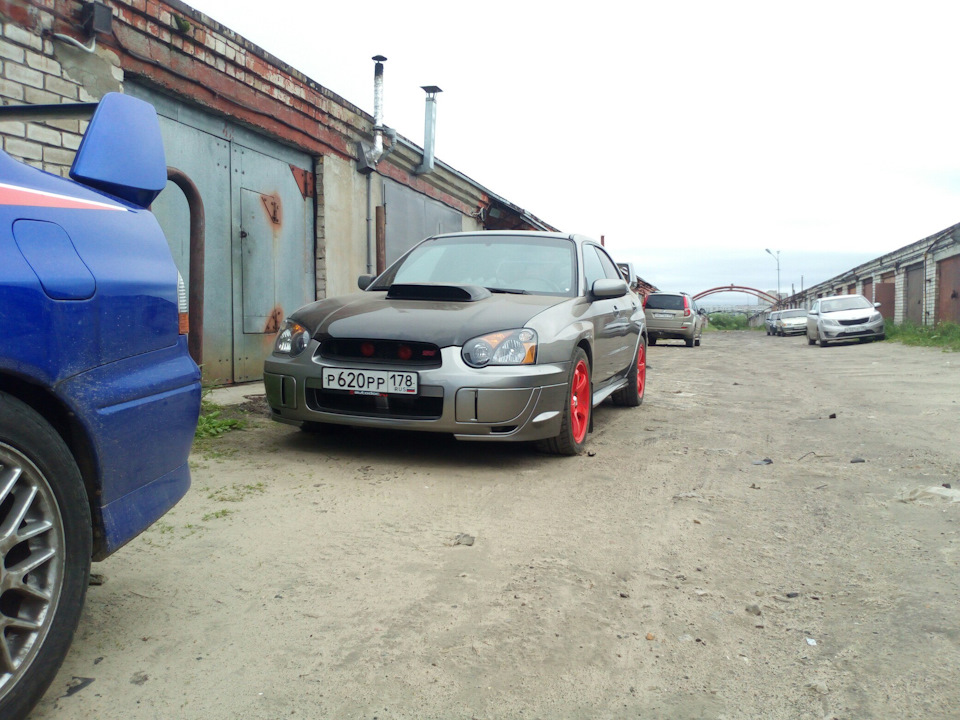 Готово — Subaru Impreza WRX STI (GD), 2,5 л, 2005 года | тюнинг | DRIVE2