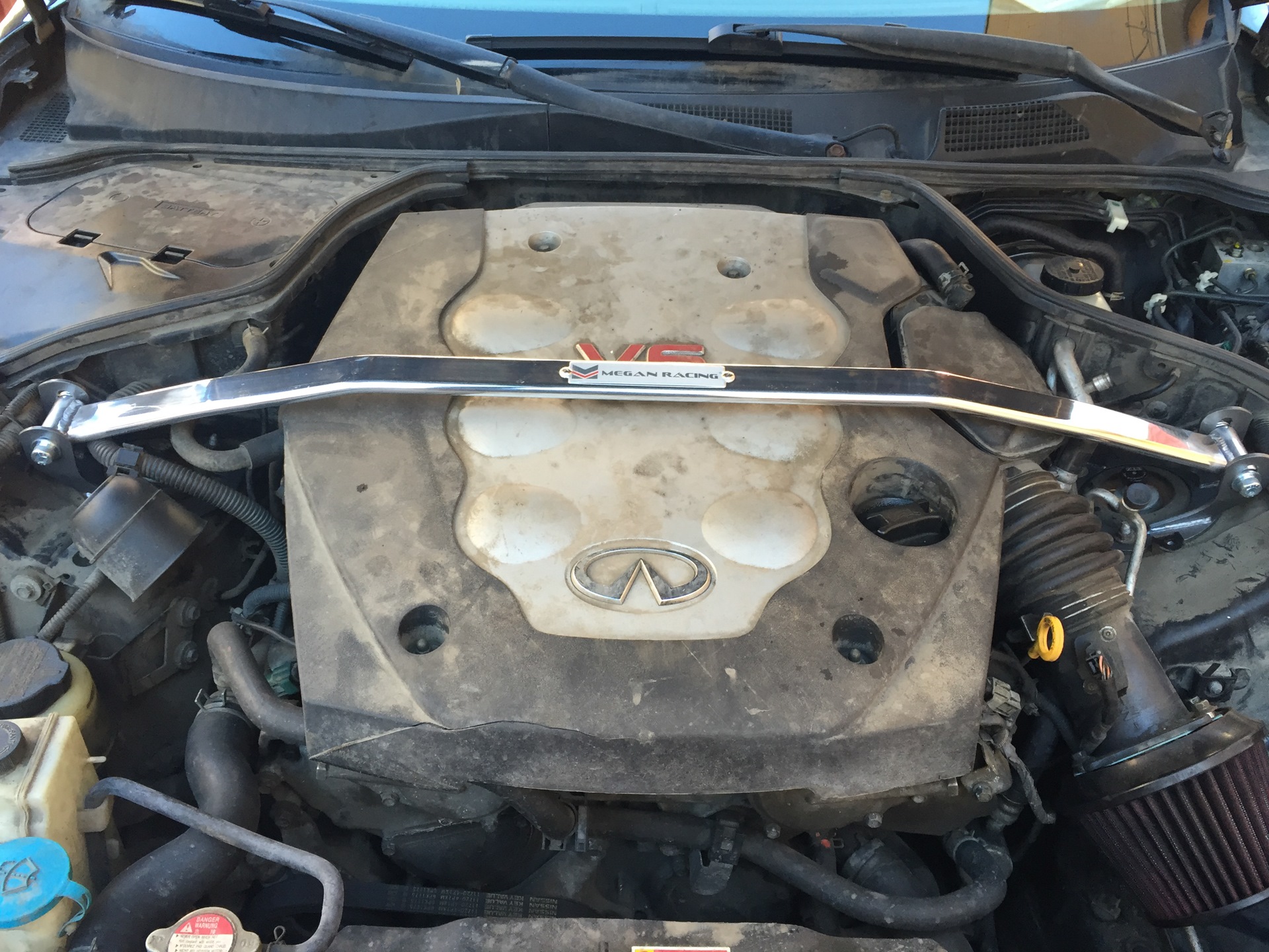 Megan Racing Strut Tower Bar — Infiniti G35 Coupe, 3,5 л, 2004 года ...