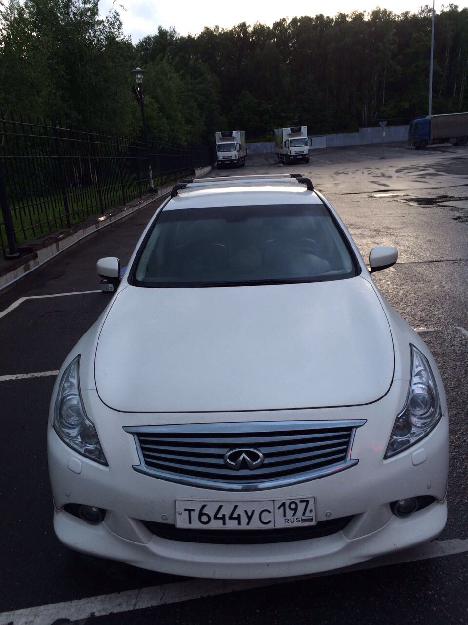 Yakima, Thule, Cube & V36 — Infiniti G25, 2,5 л, 2012 года | аксессуары | DRIVE2