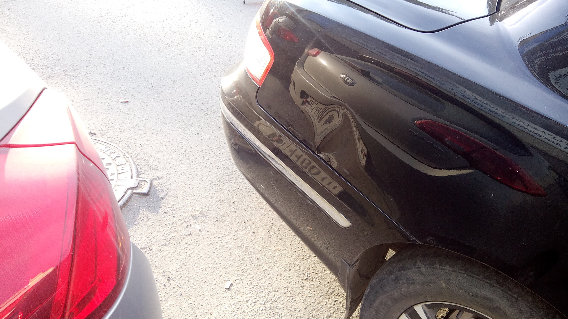 Подбили в заднее правое крыло — KIA Opirus, 3 л, 2004 года | ДТП | DRIVE2