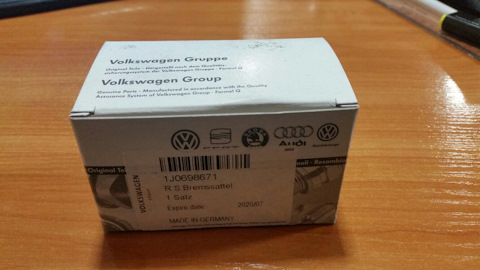 1J0698671 Ремкомплект заднего cуппорта / AUDI, SEAT, SKODA, VW 97~ VAG ...