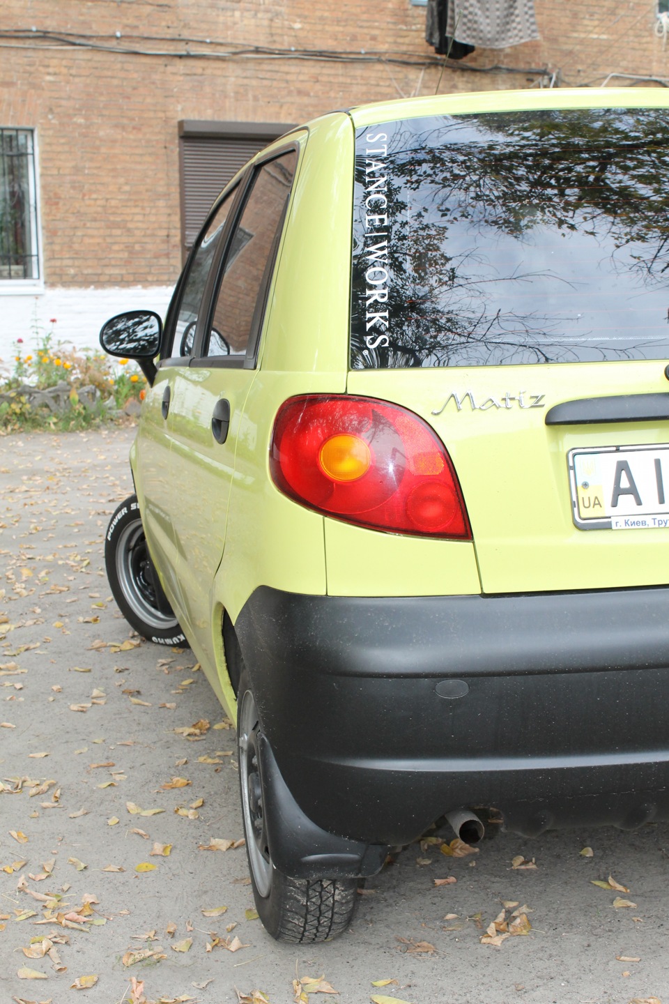 Наклейки Stance | Works — Daewoo Matiz (M100, M150), 0,8 л, 2008 года ...