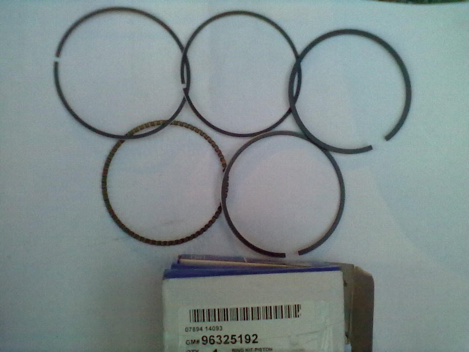 96325192 кольца поршневые GM | Запчасти на DRIVE2