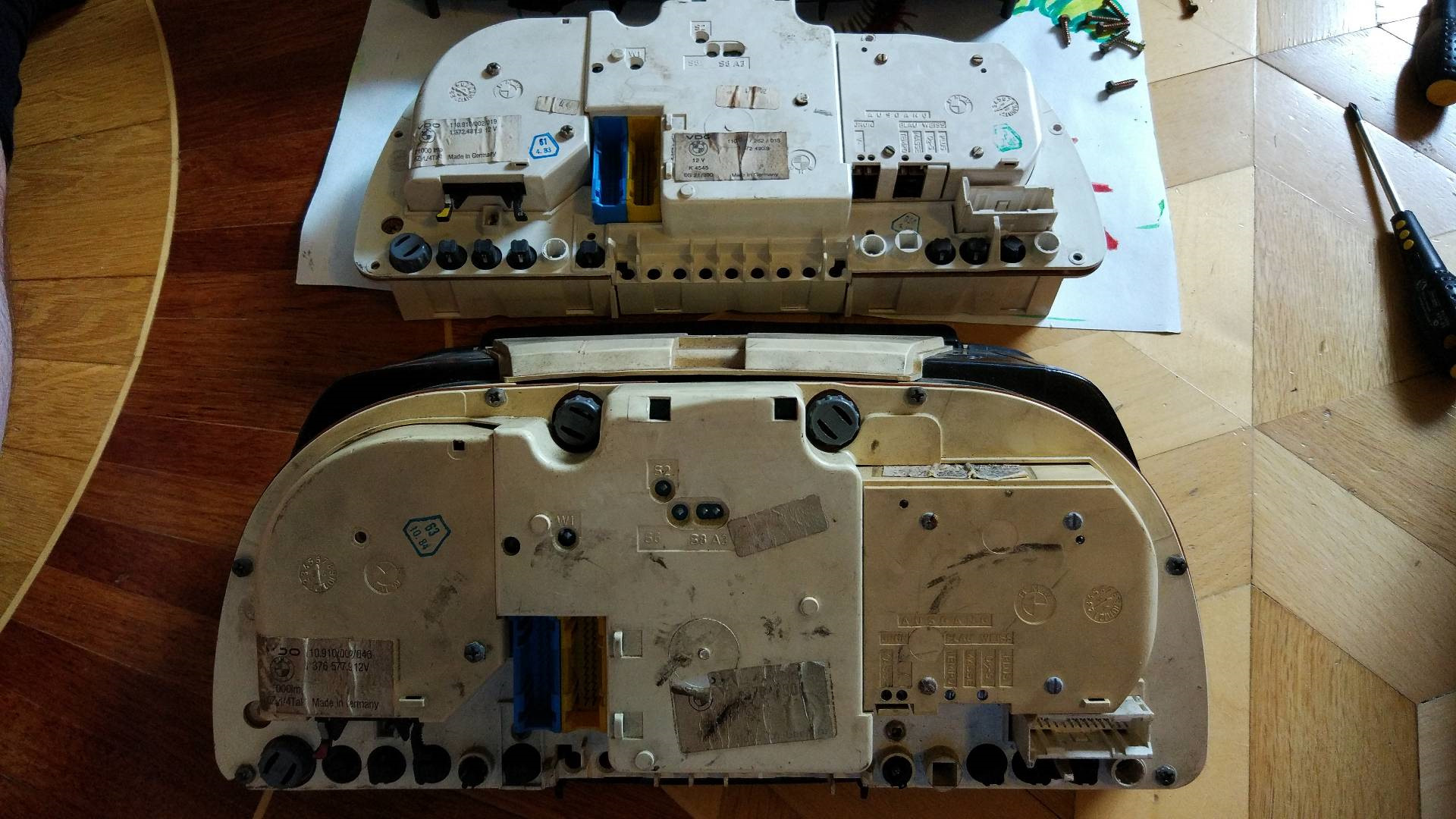 Совет по щитку приборов, приборка — BMW 7 series (E23), 2,8 л, 1984 ...