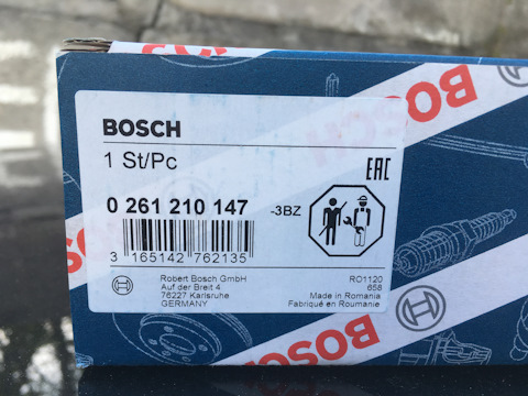 0261210147 Датчик положения коленвала BOSCH | Запчасти на DRIVE2