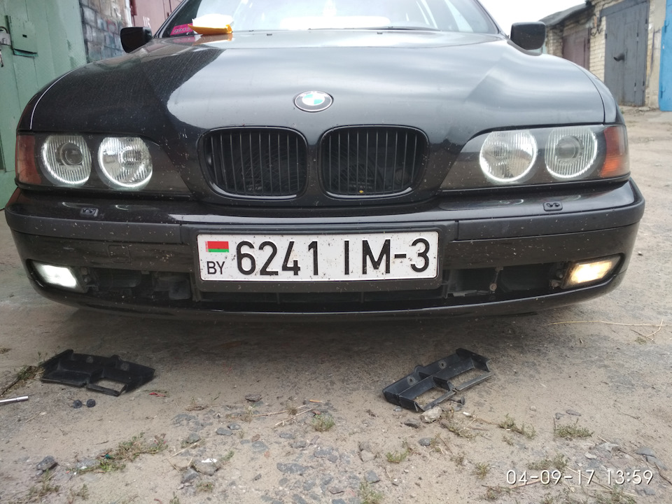 белый свет в ПТФ — BMW 5 series Touring (E39), 2,5 л, 1999 года ...