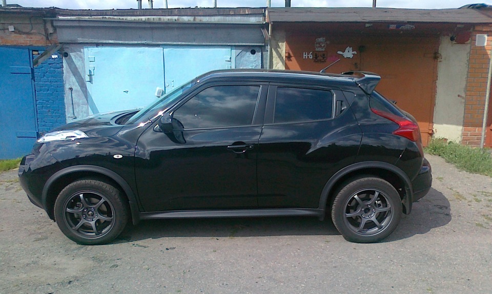 H&R lowering springs/ part II — Nissan Juke (1G), 1,6 л, 2012 года ...