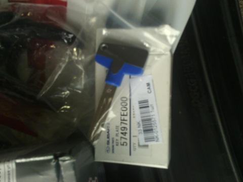 57497FE000 Ключ зажигания ЗАГОТОВКА STI SUBARU | Запчасти на DRIVE2