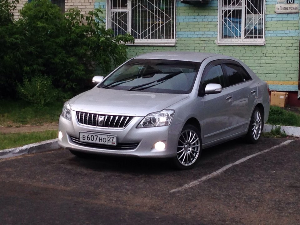 17R WORK Sporbo Fervore — Toyota Premio (T240), 1,8 л, 2008 года ...