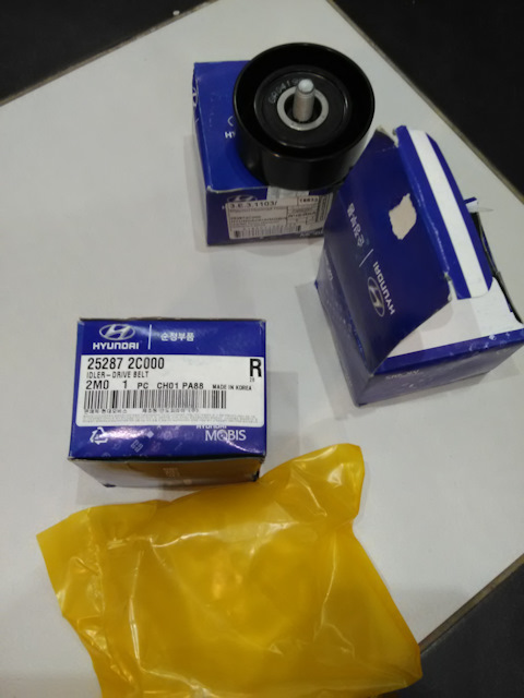 252872C000 ШКИВ НАТЯЖИТЕЛЯ РЕМНЯ ГРМ KIA HYUNDAI | Запчасти на DRIVE2