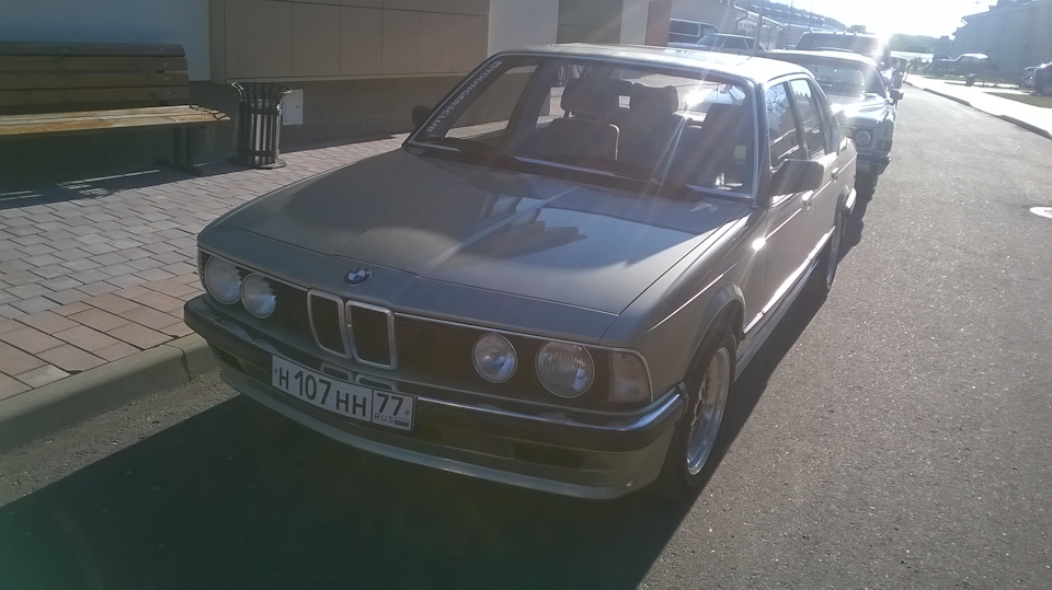 Ретро-Минск 2017 (часть 2.1) автомобили участников — BMW 7 series (E23 ...