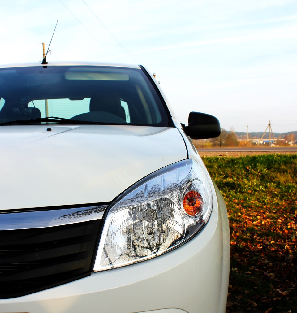 сандерофейс — Renault Sandero 1G, 1,6 л, 2014 года | фотография | DRIVE2