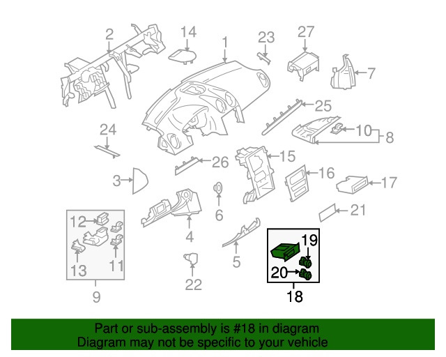 A1648100028 Пепельница Mercedes | Запчасти на DRIVE2