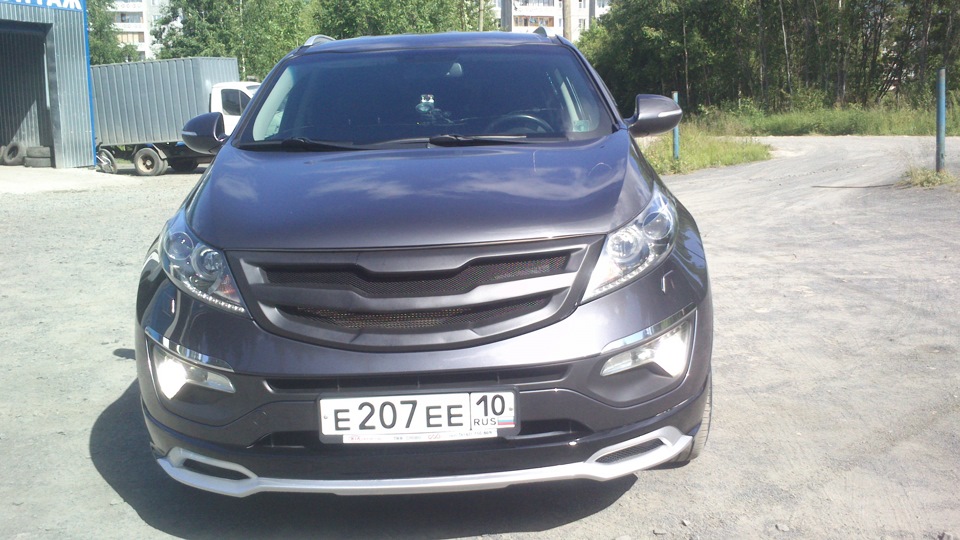 машинка готова — KIA Sportage (3G), 2 л, 2011 года | тюнинг | DRIVE2