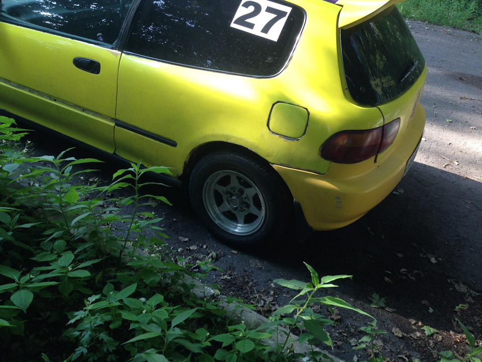 Mini-мы swag wheels😎 — Honda Civic Hatchback (5G), 1,3 л, 1993 года ...