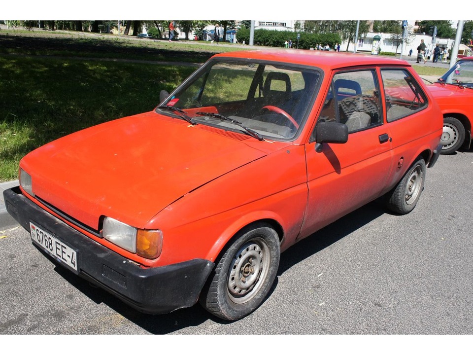 Такая она была — Ford Fiesta (Mk II), 1,6 л, 1984 года | фотография ...