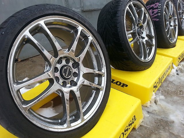 Хром RAYS WR 17 — Suzuki Swift (2G), 1,2 л, 2010 года | колёсные диски ...