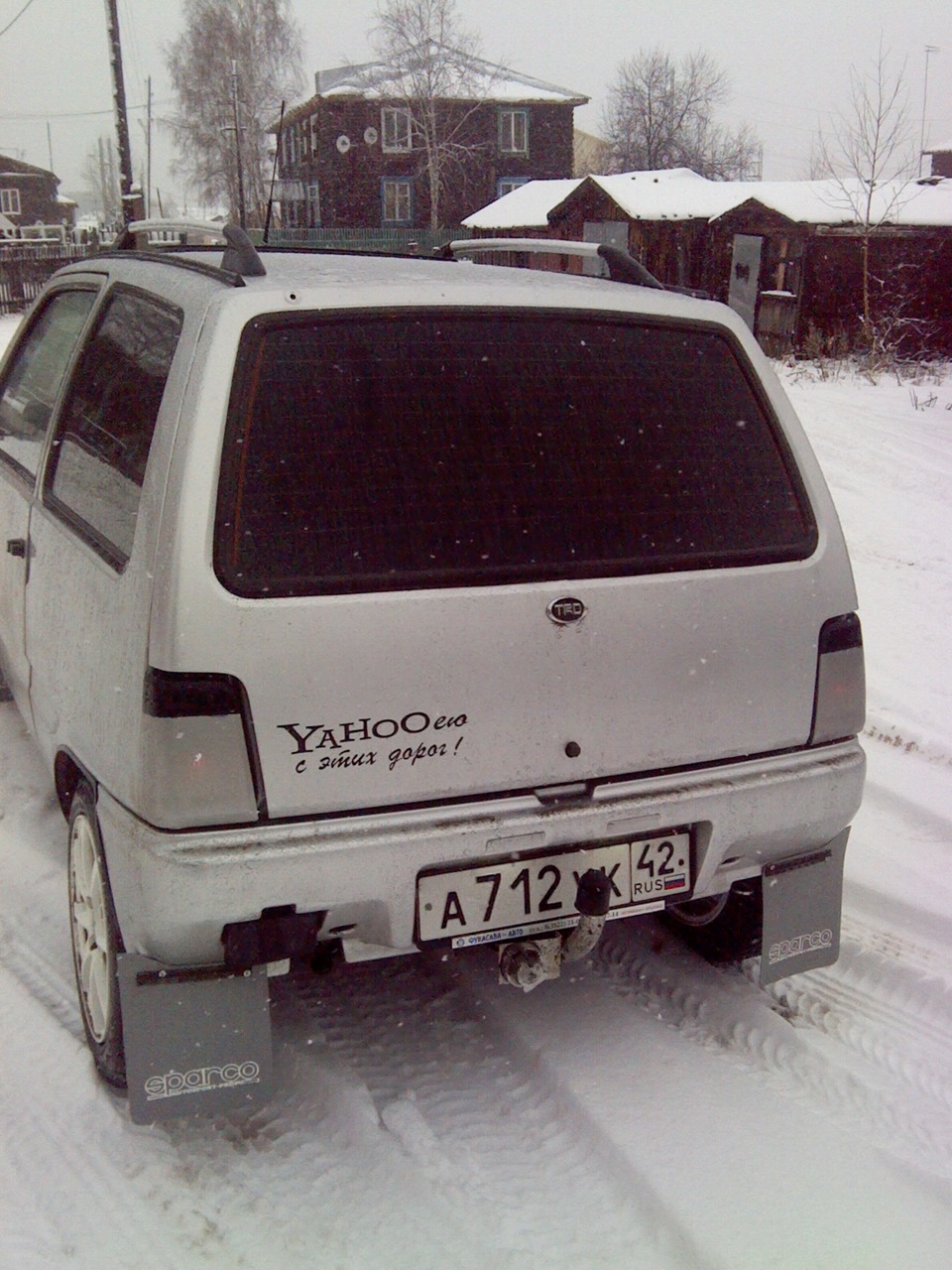 Брызговики поставил. — Lada Ока 11113, 0,7 л, 2004 года | своими руками ...