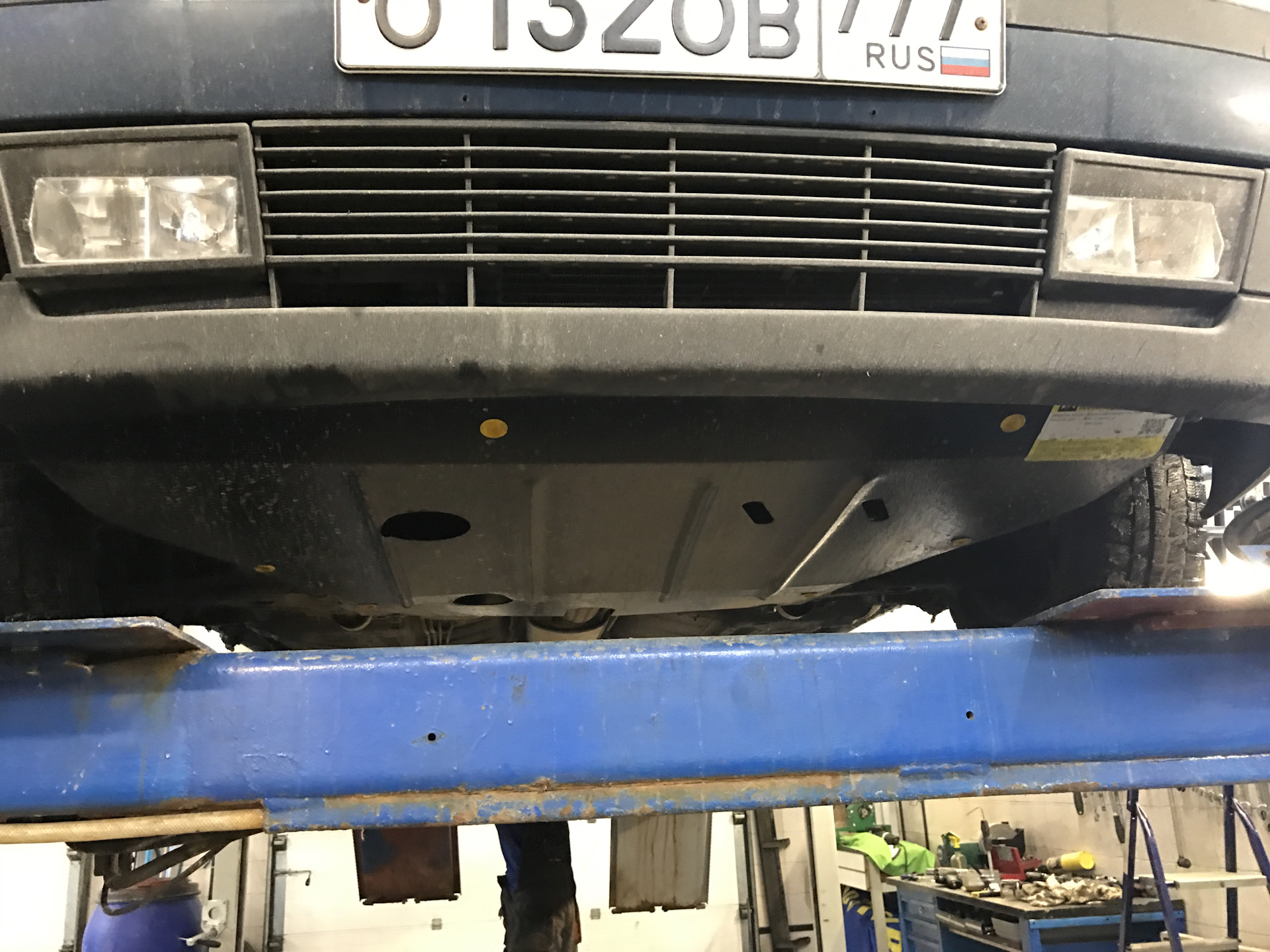 Защита картера и коробки передач часть 2 — FIAT Croma I, 2 л, 1991 года ...