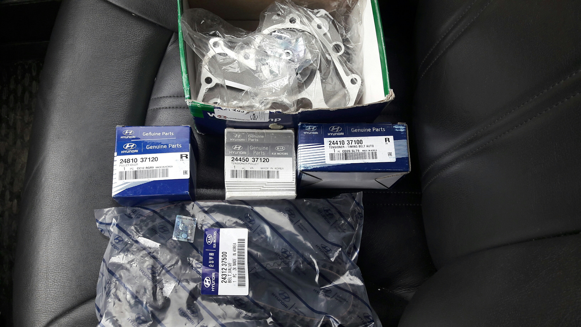 Замена ГРМ — Hyundai Sonata IV (EF), 2,7 л, 2007 года | визит на сервис ...