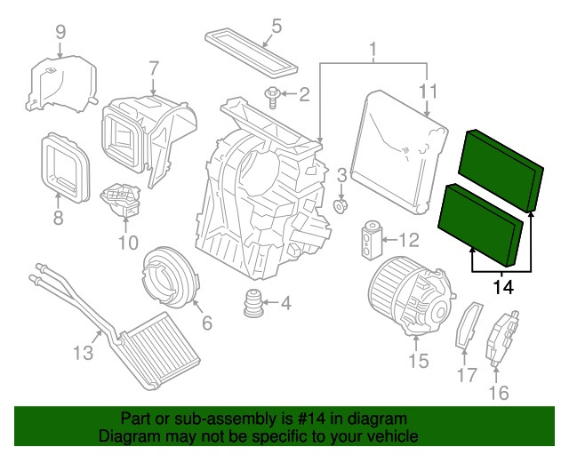 83192180509 Очиститель для корпуса пылевого фильтра BMW | Запчасти на ...