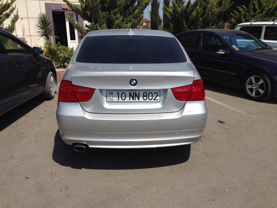 Рамка номера давай до свидания! — BMW 3 series (E90), 2 л, 2009 года ...