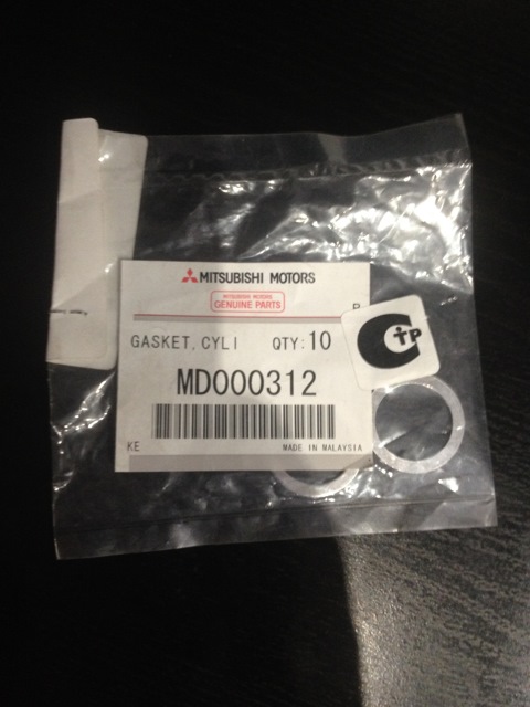 MD000312 Кольцо уплотнительное сливной пробки раздаточной коробки ...